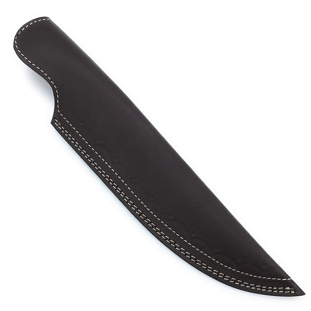 13" long custom handmade leather sheath for 8"—9" blade chef knife