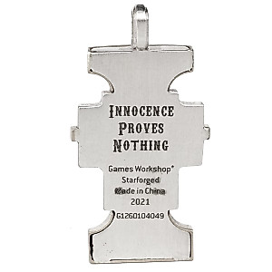 Starforged Compatible with Warhammer 40k Seal Of Holy Ordos 1 PC [Sterling Silver Pendant] Inquisitor