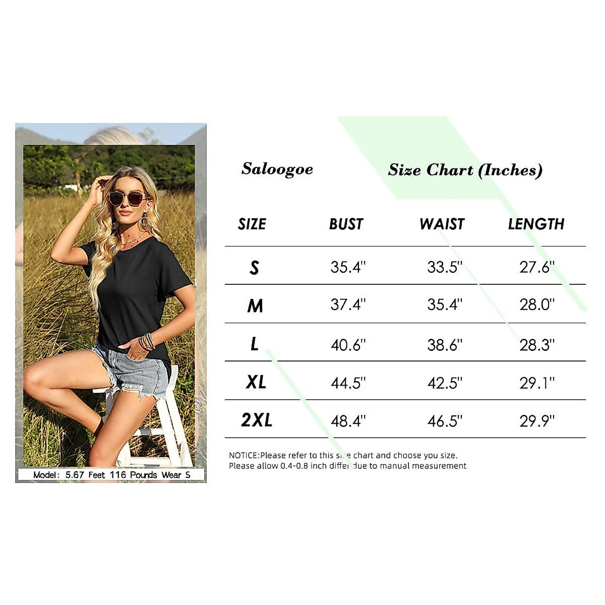 Tshirts for Women Short Sleeve Summer Tops 2024 Trendy Black Womens T Shirts Loose Fit XL