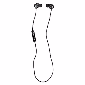 Rockville EBT35 Gunmetal Magnetic Bluetooth Earbuds in-Ear Sport Headphones/IPX5