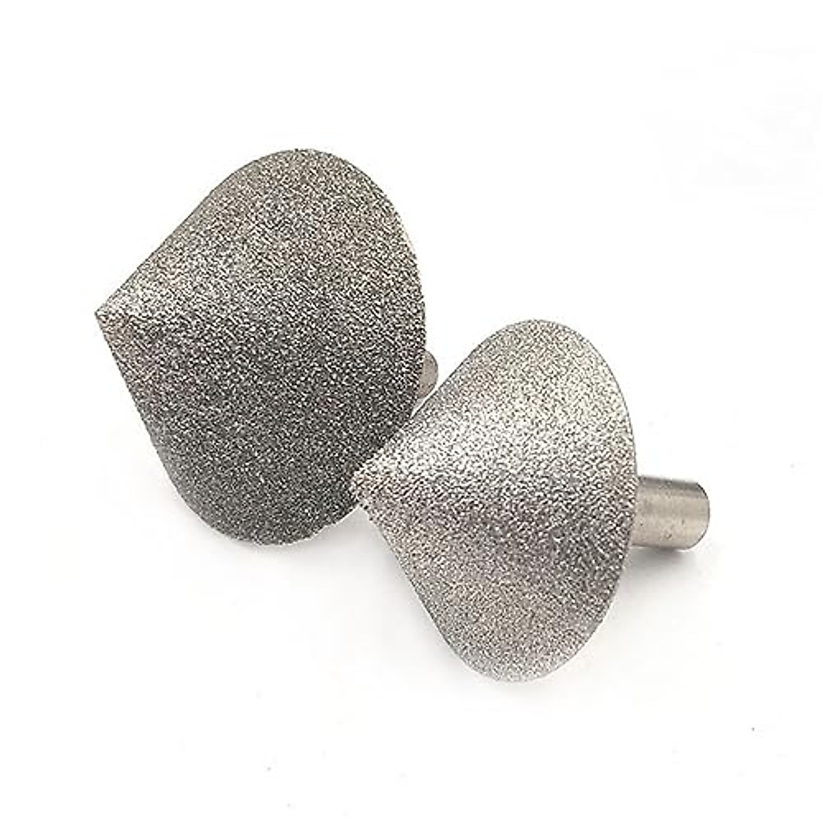 OSALADI Abrasive Stone Heads Alloy Grinder Drill Grinder Head Stone Grinding Tools Rotary Burrs Grinding Head Glass Stone Chamfering Tool Grinding Head Adamas Chamferer conical