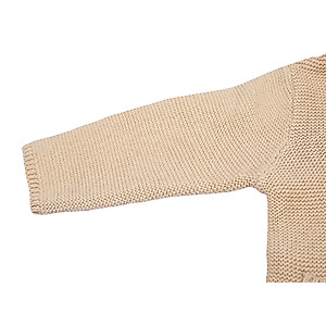 Miccina Baby Toddler Boys Girls Cardigan Sweater Cable Knit Jacket Outwear Winter Warm Coat Clothes(B-Navy,2-3T)