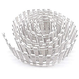 AUEAR, 35 Inch Long Mini Fairy Garden Fence Wood Ornament Wooden Decorative Picket Fence for DIY Crafts Project (White, 2-Pack)