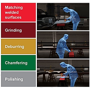 Chicago Pneumatic CP7405 - Air Straight Die Grinder Tool, Welder, Woodworking, Automotive Car Detailing, Stainless Steel Polisher, Heavy Duty, 1/4 Inch (6 mm), 0.34 HP / 250 W, 28000 RPM