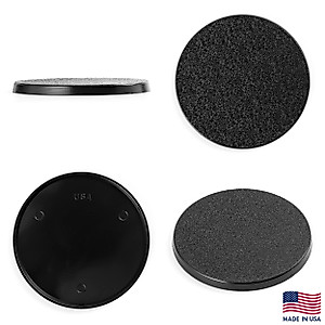 EasyPegs 60mm Textured Plastic Round Bases Wargames Table Top Games 25 Count