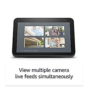 Echo Show 8 (2nd Gen, 2021 release) - Glacier White bundle with Blink Mini