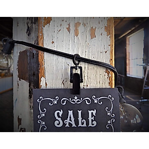 NAHANCO CC2B Plastic Swivel Rotating Clever Clip, 2”, Black (Pack of 100)