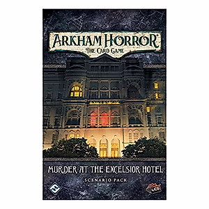 Arkham Horror The Card Game Murder at the Excelsior Hotel SCENARIO PACK | Horror Game | Cooperative Mystery Card Game | Ages 14+ | 1-4 Players | Avg. Playtime 1-2 Hours | Made by Fantasy Flight Games