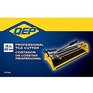 QEP Tile Cutter, 1/2 in Cap, 14 in, Yellow