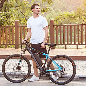 Speedrid 27.5" Electric Bike for Adults, 48V 350W/500W Electric Mountain Bike/Electric Commuting Bike with Removable 480Ah Battery, Professional 21/24 Speed Gears