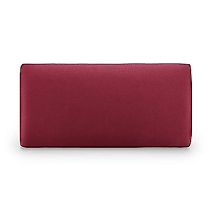 ERIJUNOR E660 Classic Pleated Satin Evening Bags Rhinestone Clutch Purses Party Prom Wedding Crossbody Handbags For Women Burgundy