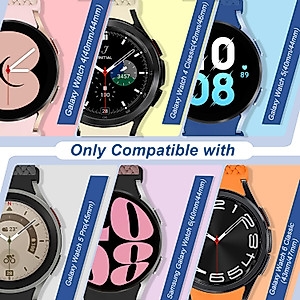 Relting Compatible with Samsung Galaxy Watch 5 Band Galaxy Watch 6 Band Galaxy Watch 4 Band Galaxy Watch 5 Pro Band Galaxy Watch 6/4 Classic Band,No Gap Braided Solo Loop Nylon Wristband for Women Men