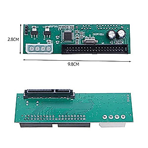 NFHK SATA Disk to IDE/PATA 40Pin Motherboard Converter Adapter PCBA for Desktop & 2.5 3.5" Hard Disk Drive