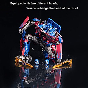 LIANGLIDE Transform Car Toy Deformed Car Robot Toys Alloy Version Robot Boy Model Figure Action Figure Toy Transforming Robot Car Toy for Boys and Girls Gifts(F)