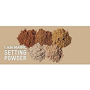 Juvia's Place I Am Magic Loose Setting Powder Kalahari - Flawless Finishing Powder, Compact Face Powder, Shine-Control Powder Makeup, Powder Foundation, Setting Powder Makeup, Loose Powder Makeup