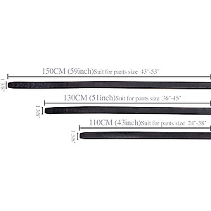 Dubulle Mens Black Ratchet Belt Full Grain Leather Gold Crocodile Automatic Buckle Adjustable Sliding Belts for Dress Party