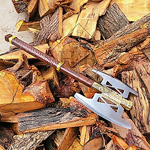 Haxxi Blade 022 Gimli Battle Axe from Lord of The Rings an Axe Dwarf Lord of The Rings Gold Color Plated