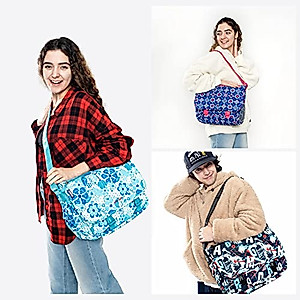 J World New York Terry Cute Messenger Bag for Women Kids School, Stardust