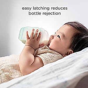 Olababy Gentle Bottle Silicone Replacement Nipple 2 Pack (3-6 Months/Medium Flow)