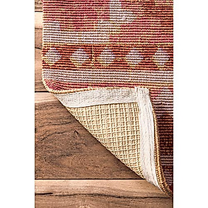 nuLOOM Natura Arwa Crafts Suzani Area Rug, 4' x 6', Sunset
