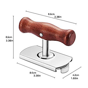 Jar Opener Stainless Steel Adjustable Tool for 1-4 inches Bottle Can Lids, Fit Seniors, Arthritis, Women, Chilren, Weak Hands
