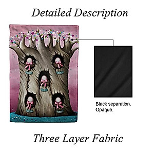 My Little Nest Seasonal Garden Flag Easter Tree And Bird Eggs Vertical Garden Flags Double Sided for Home Farmhouse Yard Holiday Flag Outdoor Decoration Banner 28"x40"