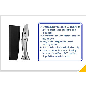 Zimpty Delphin dolphin knife Carpet Fitter Professional Tool