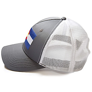 International Tie Colorado Hat for Men and Women – Colorado State Flag Themed Adjustable One Size Trucker Cap, Baseball, Snapback, Hat Mesh Back with an Embroidered Patch