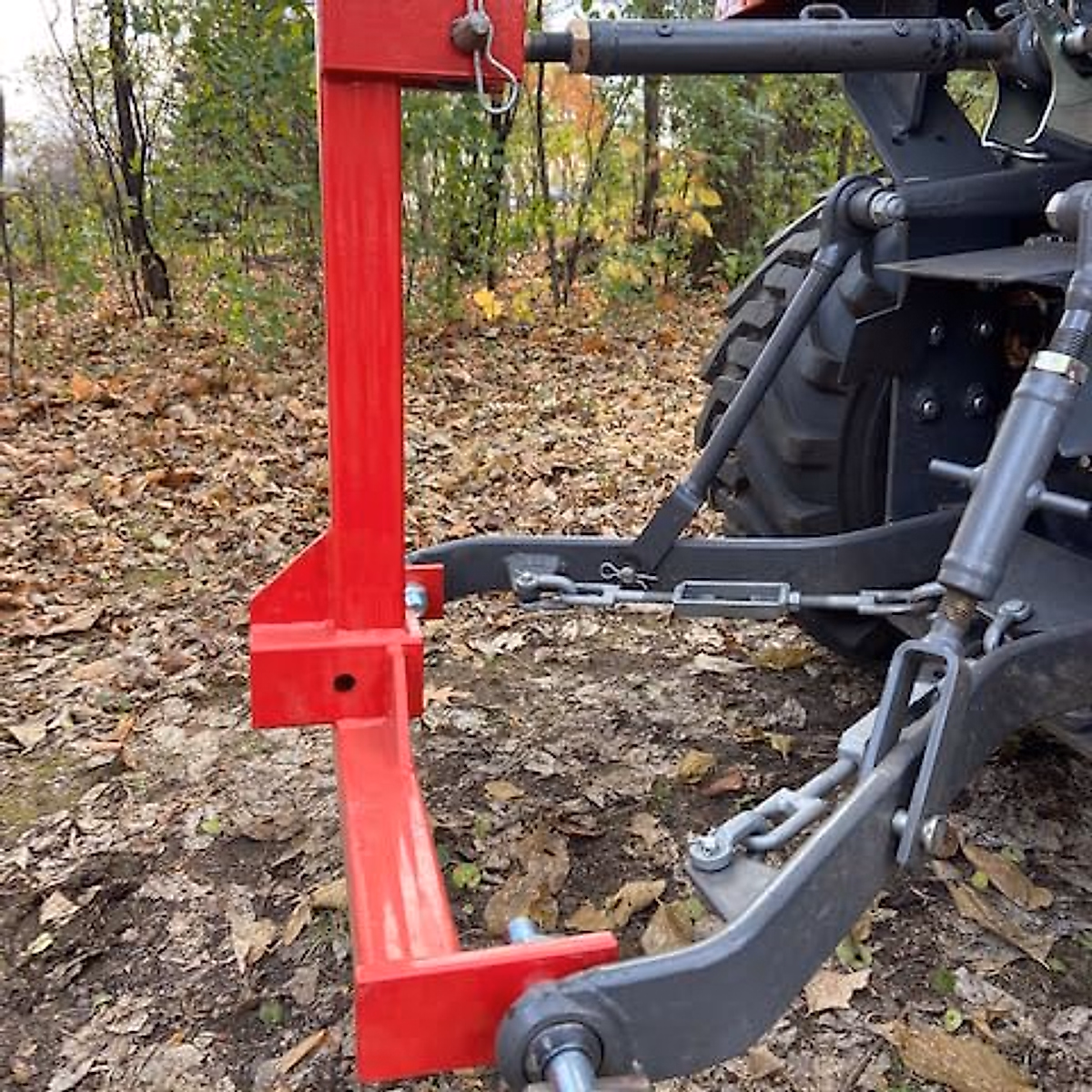 HECASA 3 Point 2 inch Trailer Hitch Receiver Drawbar for Category 1 Tractors