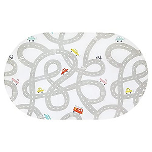 Road Traffic Kids Rug Children Playing with Cars Playmat 3x5 ft,Washable Play Carpet for Kids Playroom,Non-Slip Have Fun Safe Baby Nursery Rug for Toddler Boy? Bedroom Game Room Grey
