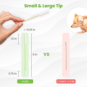 We Love Doodles Dog Ear Cleaning Solution Kit | Prevent Infections | Organic | Made in USA | Ear Drops for Dogs | Itching, Deordoring, Yeast & Mites Infection (Serum + 25 Swabs)