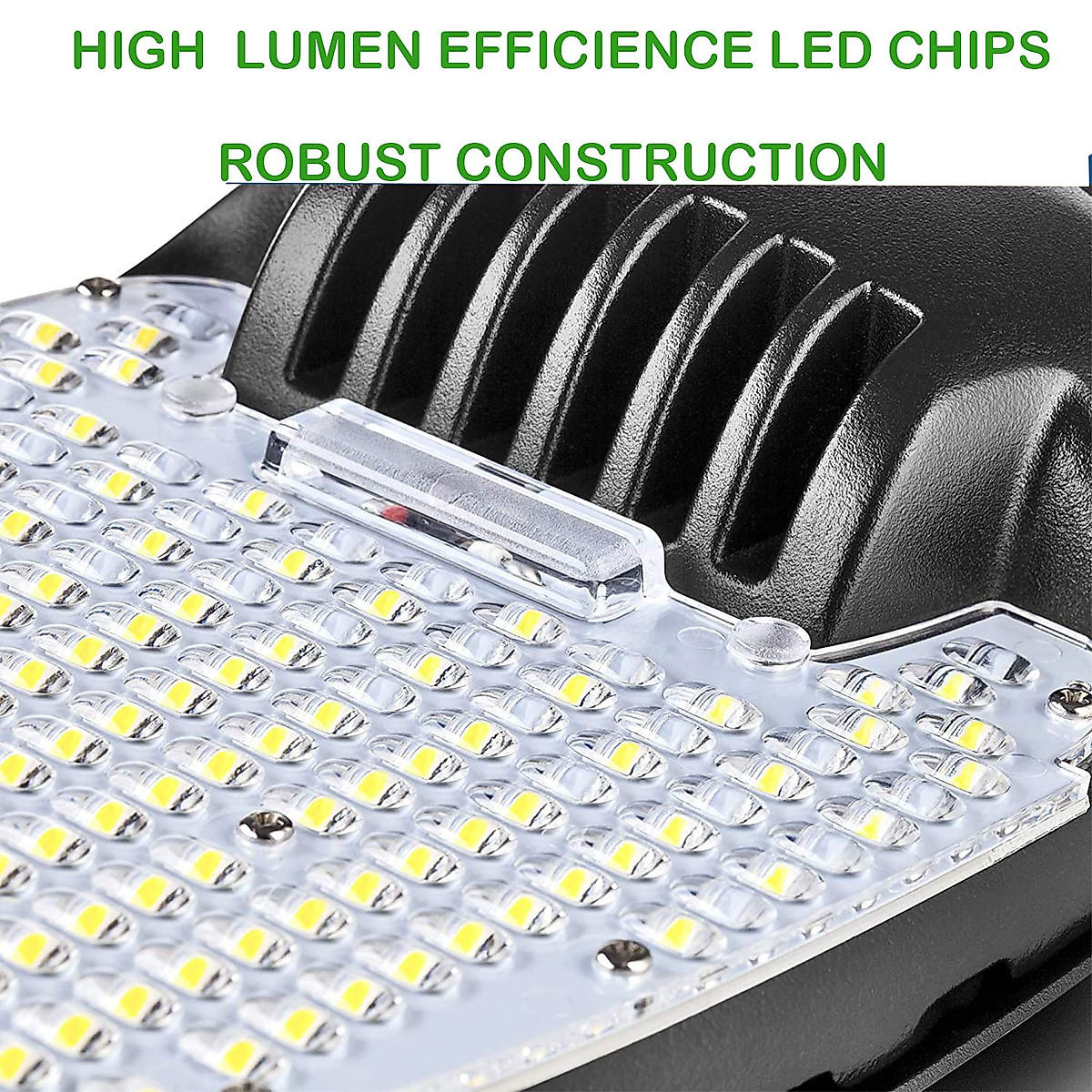 115W LED Shoebox Corn Retrofit Lamps - 5000K Daylight - Rotatable E39 Mogul Base - 15500 LM (500W MH Equiv.) - 180° Commercial LED Paddle Bulb - Retrofitting Parking Lot Wall Pack Flood Light