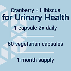 Life Extension Optimized Cran-Max®, cranberry whole fruit concentrate with hibiscus extract, best in class support for female urinary tract health, gluten-free, vegetarian, non-GMO, 60 capsules