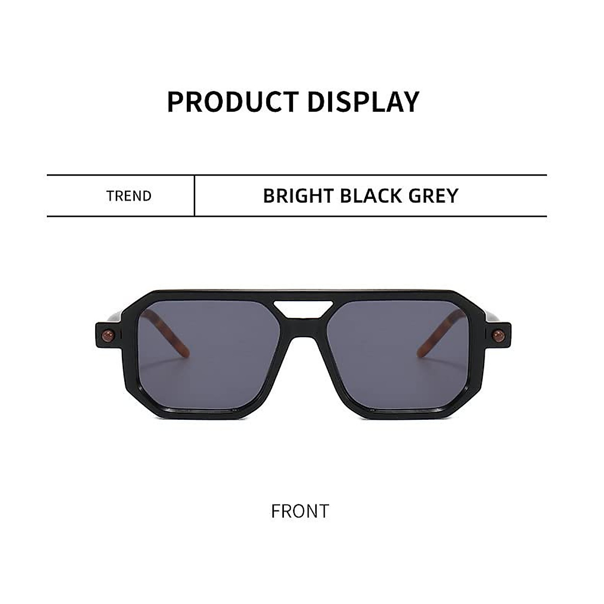 SunRay Polarized Premium Sunglasses for Men Women, Anti Glare, 100% UV Blocking, Durable Protection Sunglasses (black)