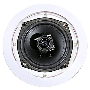 8) New PYLE PRO PDIC61RD 6.5'' 200W 2-Way In-Ceiling/Wall Speaker System White