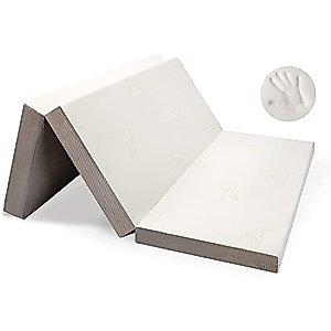 Milliard Tri-Folding Memory Foam Foldable Memory Foam Mattress with Washable Cover, Queen Size (78"x58"x6")