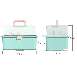 Zerodeko Dish Drying Rack Baby Bottle Drying Rack with Lid Cover Baby Bottle Storage Box Sippy Cup Drying Holder Bottle Nipples Accessories Space Saver Kitchen Cabinet Organizer Bottle Sterilizer