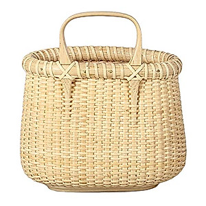 Teng Tian Handmade Weave Hanging Storage Basket/Multipurpose Small Indoor Display Bin Open Storage Bins hang on the wall organizer