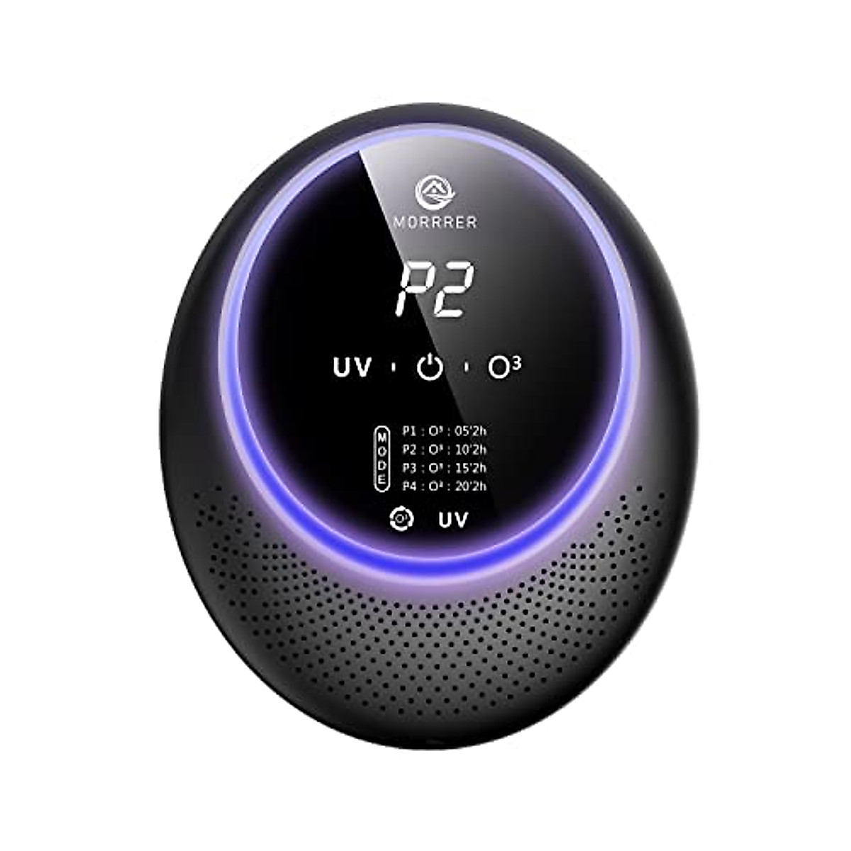 Morrrer Ozone Machine Odor Removal for Home & Pets, Portable Generator with 10,000mAh Battery, Eliminator Home, Smoke , Room Deodorizer Closet, Toilet