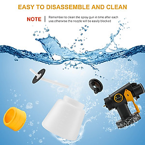 Paint Sprayer for Dewalt 20V MAX Battery, 200W Cordless Paint Sprayer with Brushless Motor and Copper Nozzle, 200W Spray Paint Gun for Home Interior, House Painting(Battery Not Included)