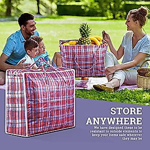 AAYAW Reusable & Versatile Large Laundry Bags with Reinforced Zips & Handles - Multi-Pack Options Durable for Clothing & Bedding - Ideal for Storage, Moving & Travel(+/- 10%) (Pack of 3)