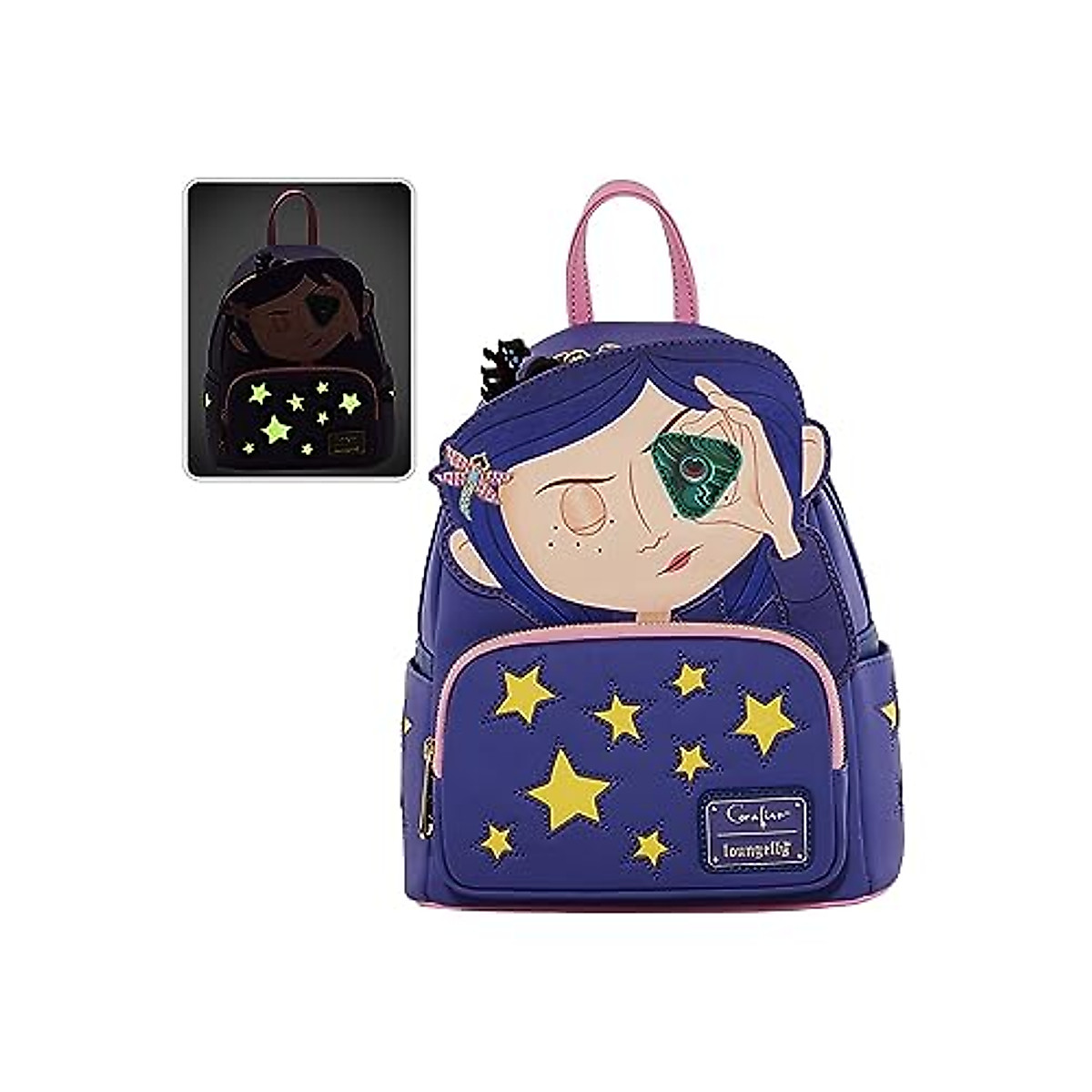Loungefly Coraline Stars Double Strap Shoulder Bag