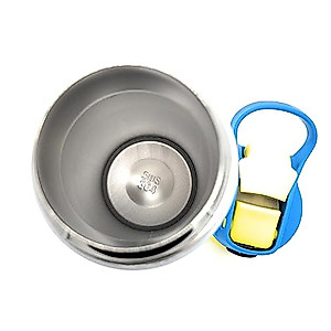 12oz "NOTHING WRONG IN DOING GOOD" Glow in the Dark, Wide Mouth Color changing Water Bottle for Kids (Blue)