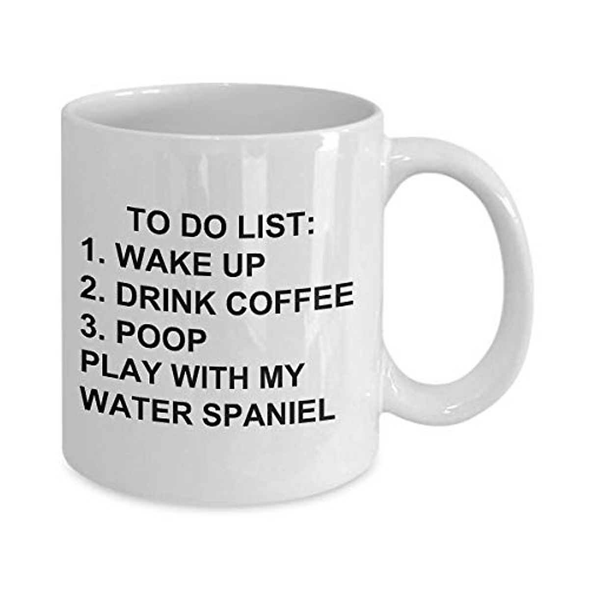 Water Spaniel Owner Mug Dog Lovers To Do List Funny Coffee Mug Tea Cup Gag Mug for Men Women