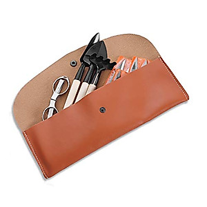 Sanlykate Bonsai Tool Kit 8pc, Basic Trimmer Set Include Pruner, Fold Scissors, Tweezer, Spades, Rake