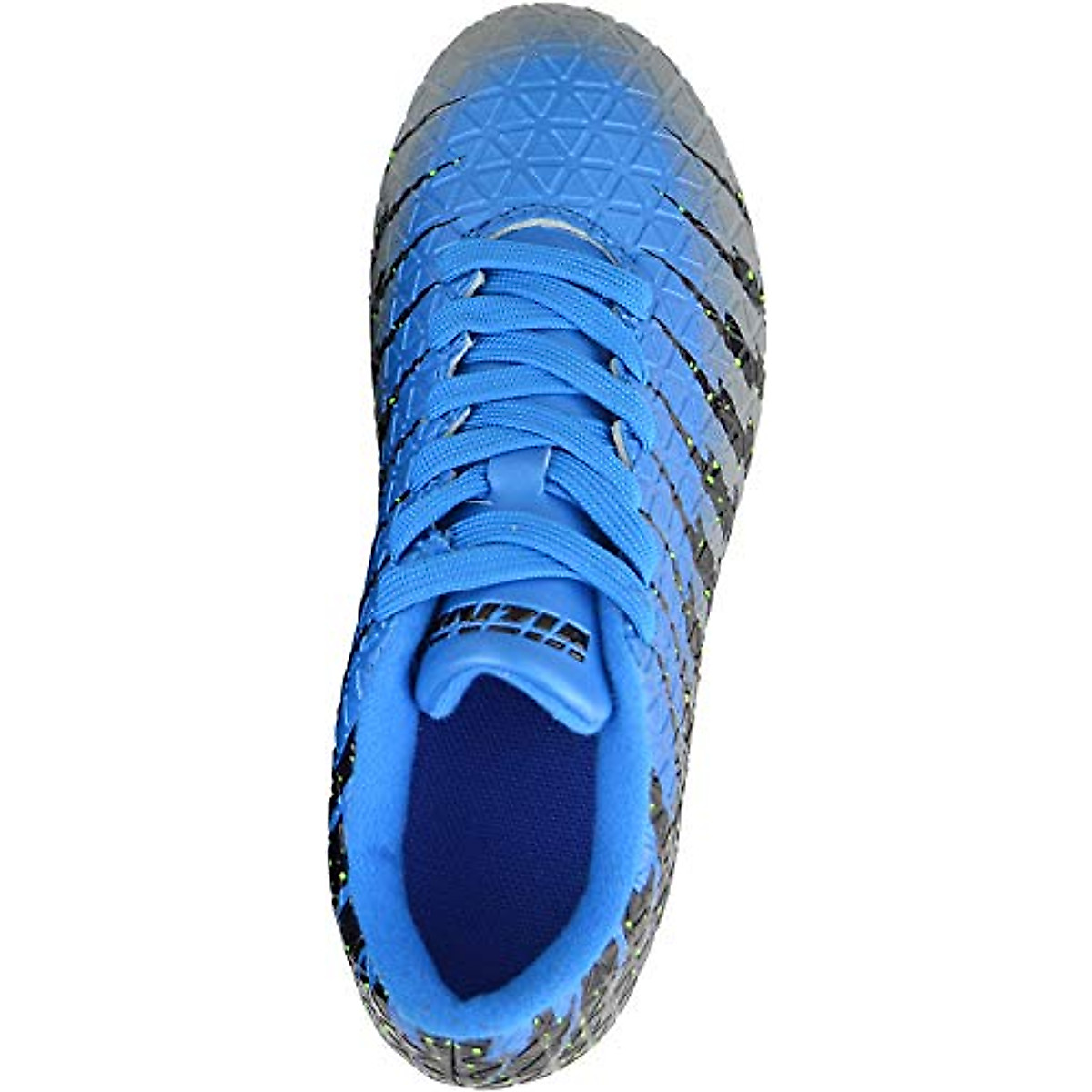 Vizari Bolt FG Soccer Shoes | Firm Ground Cleats for Outdoor Surfaces and Fields | Lightweight and Easy to wear Youth Outdoor Soccer Cleats | Blue/Black/Silver | 9.5 Toddler