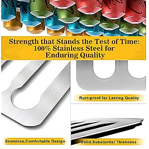 Coffee Capsule Holder, Large Capacity Coffee Capsule Stand Foam Bonding Pads Technology Save Space Capsule Organize Container for Home Hotel or Office