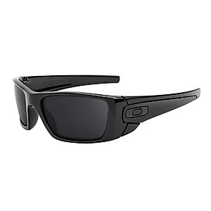 Revant Replacement Lenses for Oakley Fuel Cell sunglasses, UV Protection, Anti-Scratch and Impact Resistant, Polarized Stealth Black