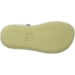 Salt Water Sandals by Hoy Shoe Baby-Girl's Sun-San Sailor Flat Sandal, White, 3 M US Infant