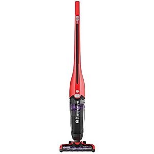 Dirt Devil Power Swerve Pet, Lightweight Cordless Stick Upright Vacuum Cleaner, For Carpet and Hard Floors, BD22052, Red